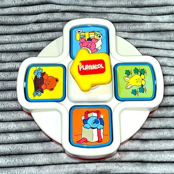 Playskool | Toys | Vintage 99 Playskool Peekn Pop Flip Push Toy Baby ...
